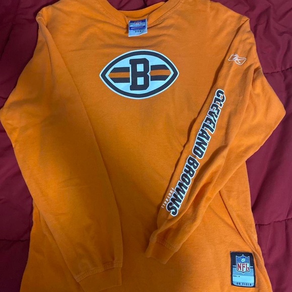 NFL | Shirts & Tops | Vintage Browns Nfl Football Shirt Sz L | Poshmark